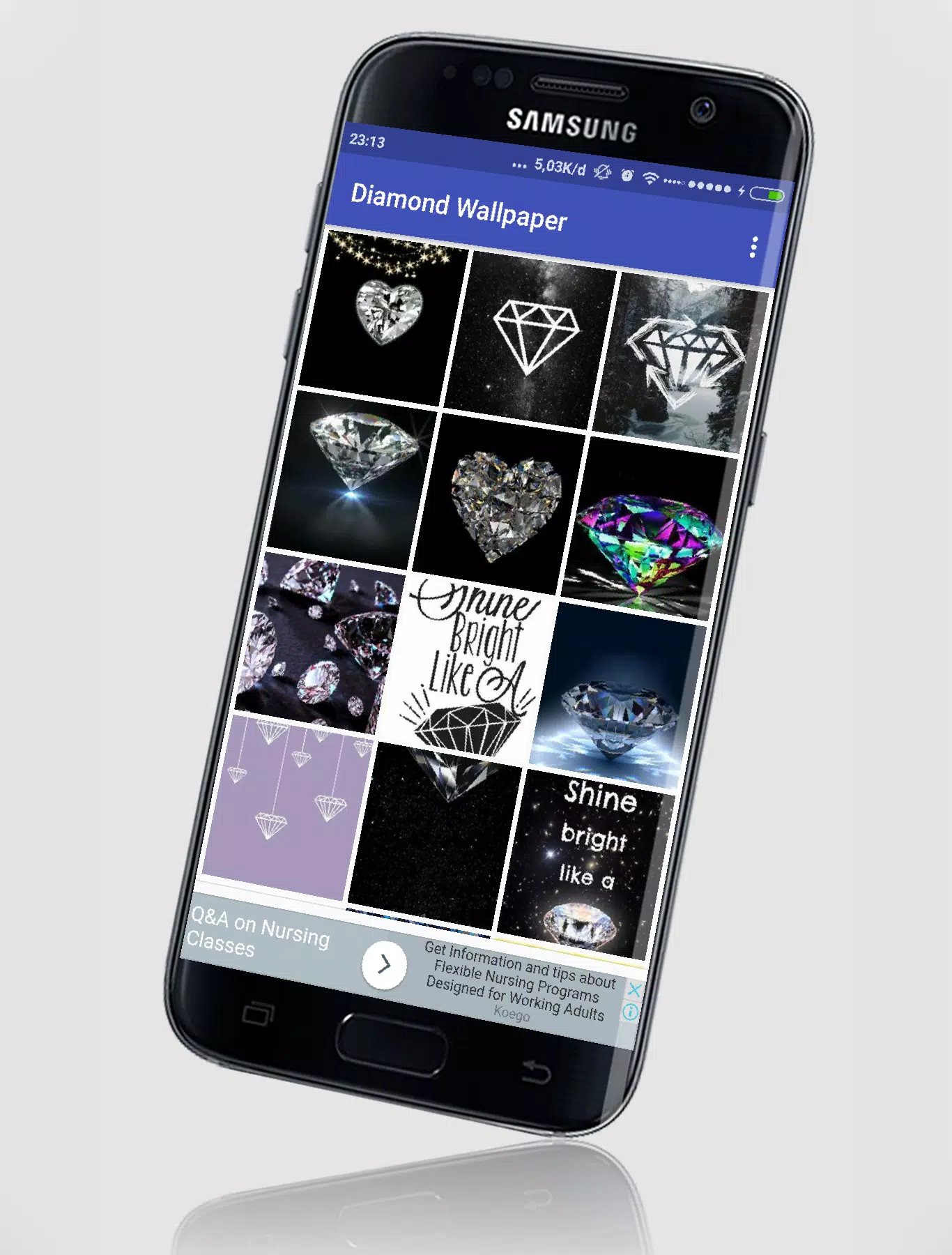 Diamond Brand Wallpaper