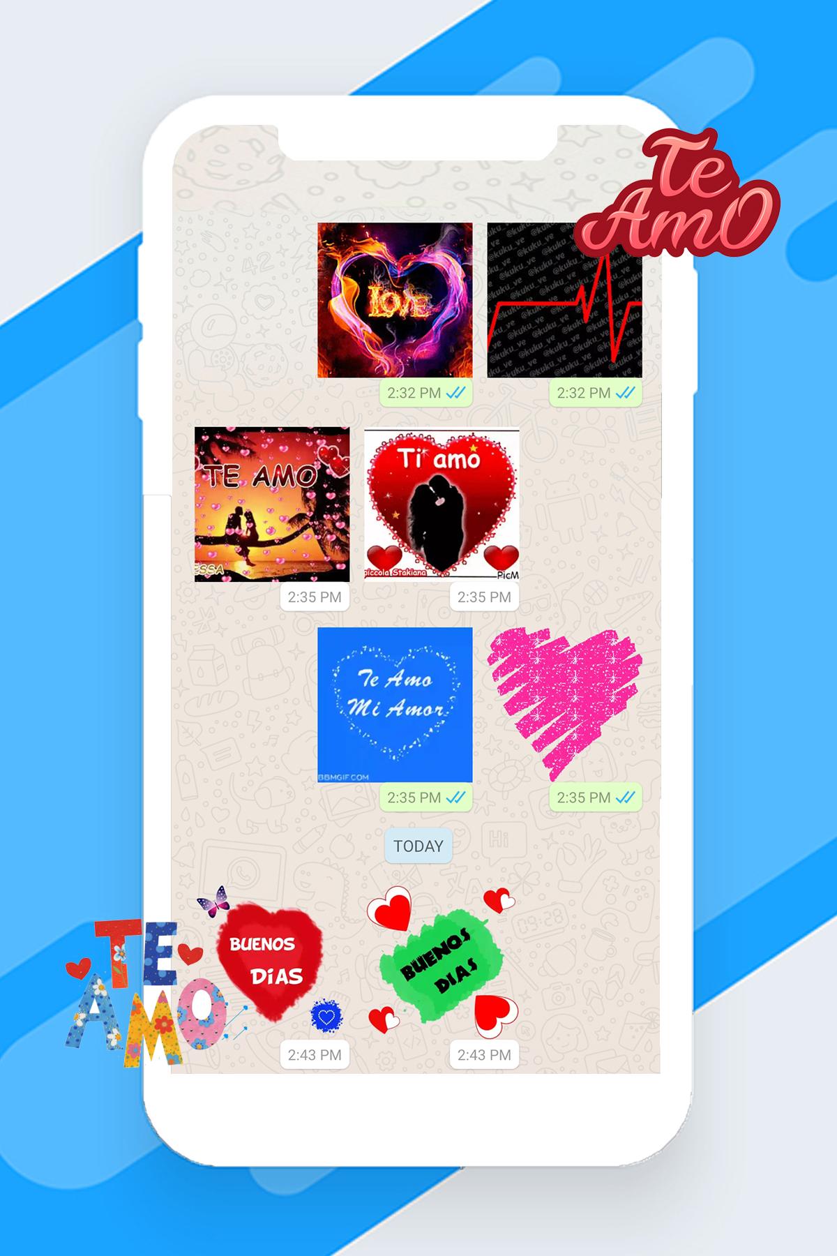 Pegatinas Animadas Para El Amor Stickers Apk للاندرويد تنزيل