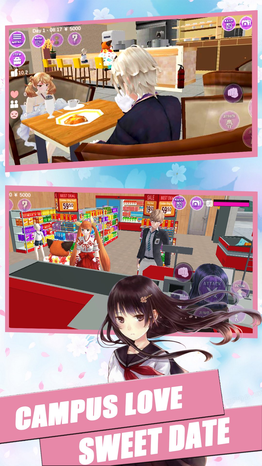 Girl high school simulator 3D APK for Android Download