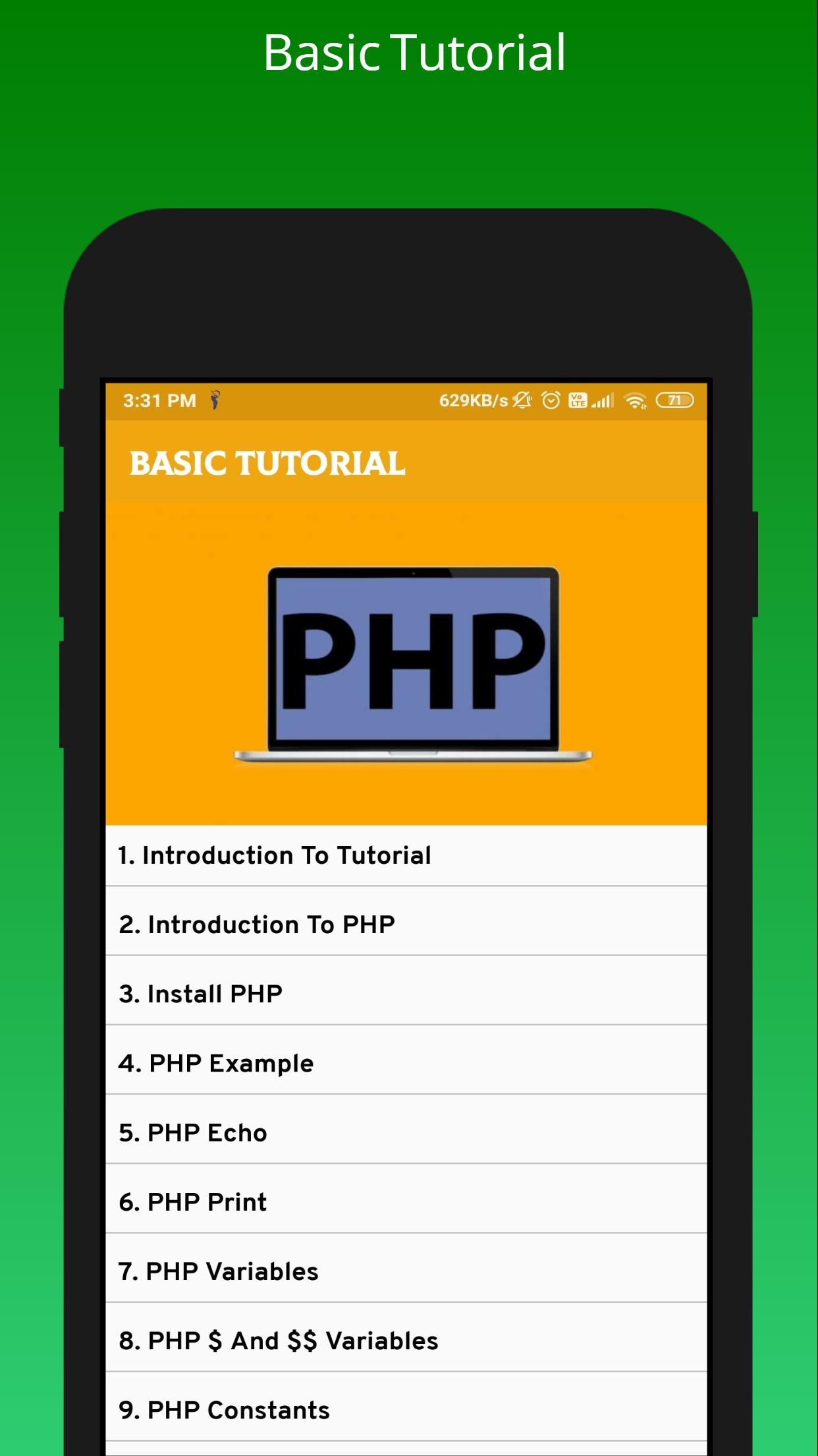 Learn Php Apk Für Android Herunterladen