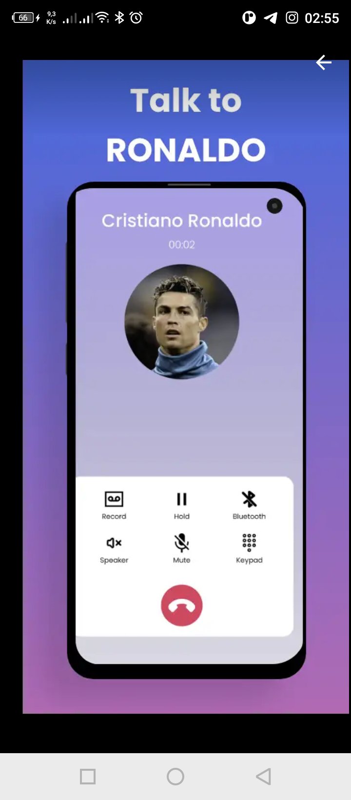 Prank Ronaldo Call Fake chat APK for Android Download