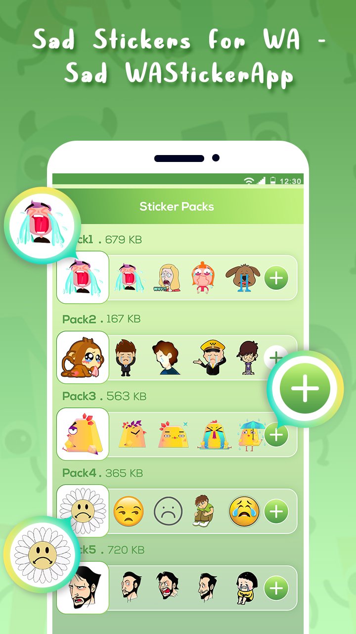 Sad Stickers for WA - Sad WAStickerApps APK per Android Download