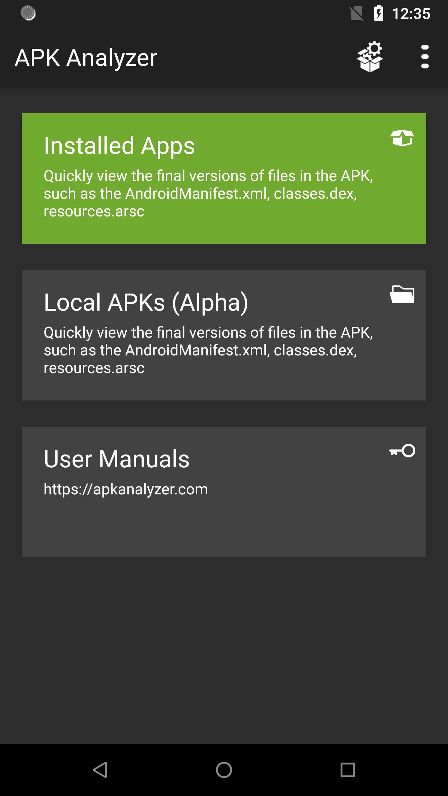 Apk Analyzer Apk For Android Download