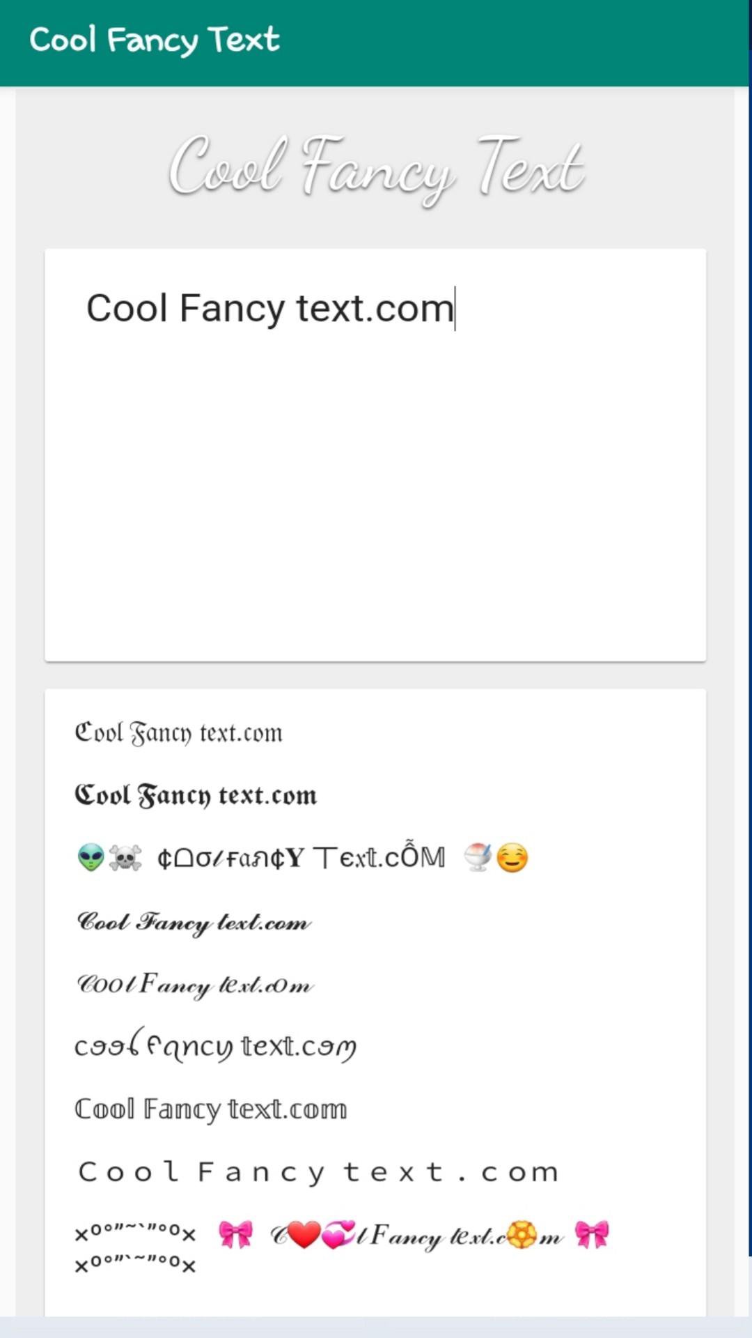 Cool Fancy Text APK for Android Download
