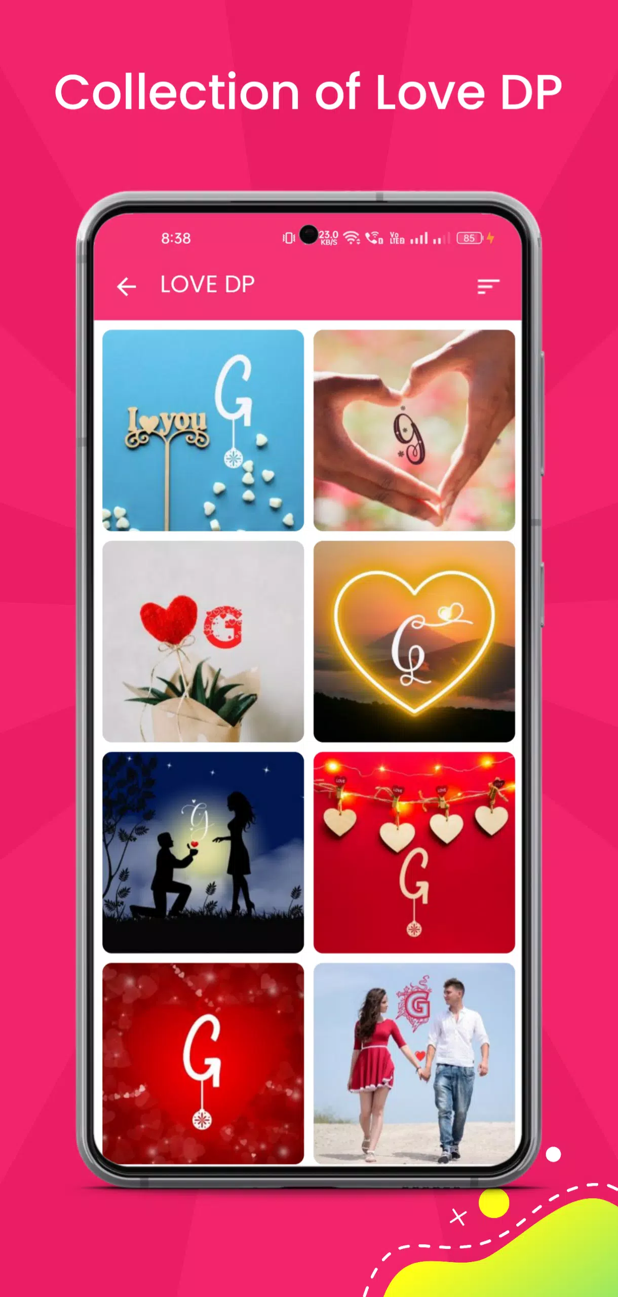 G Name Letter Wallpaper