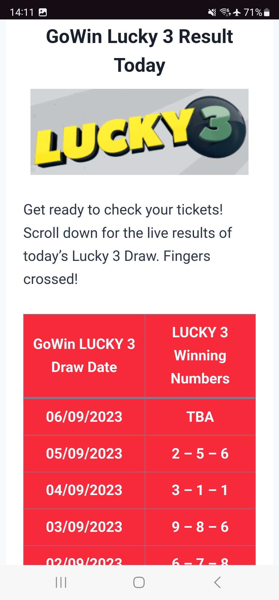 GoNew Results (GoWin Lottery) APK for Android Download