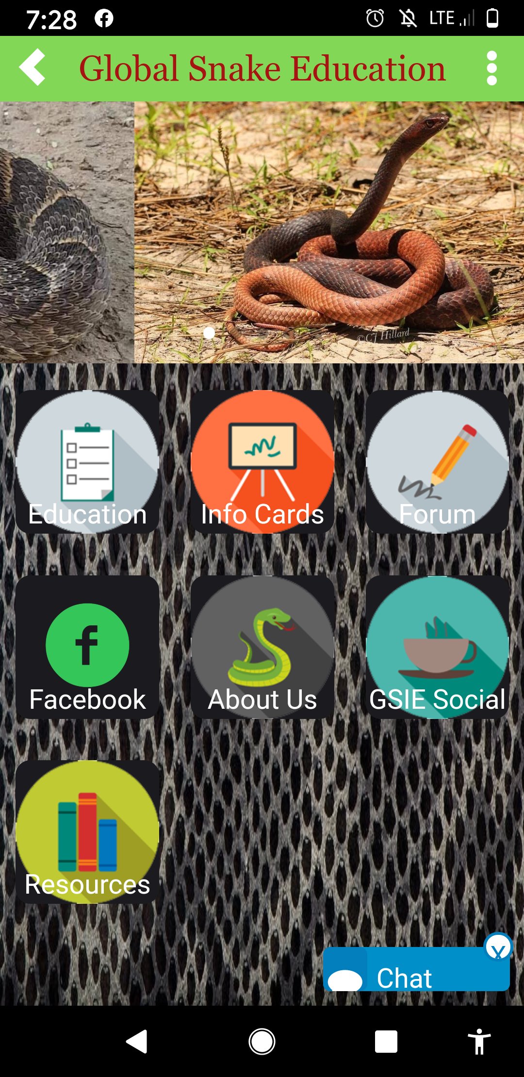 Global Snake Identification an La Última Versión 1.0 para Android