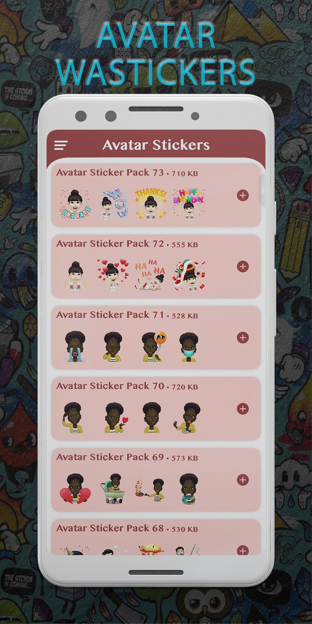 Descargar Avatar Stickers for Whatsapp APK Última Versión 1.0 para Android