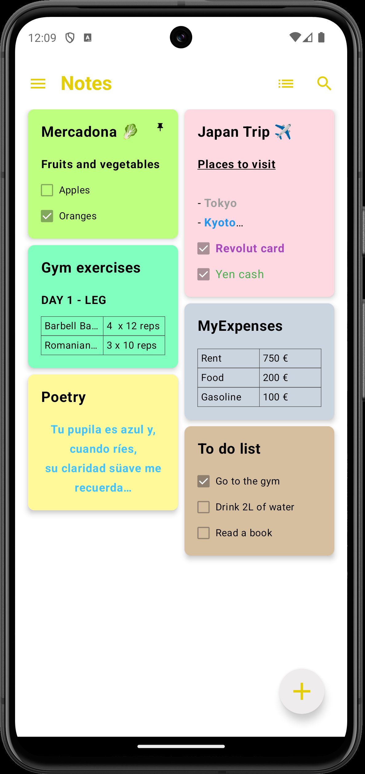 NotePad - Organize with Tables APK for Android Download