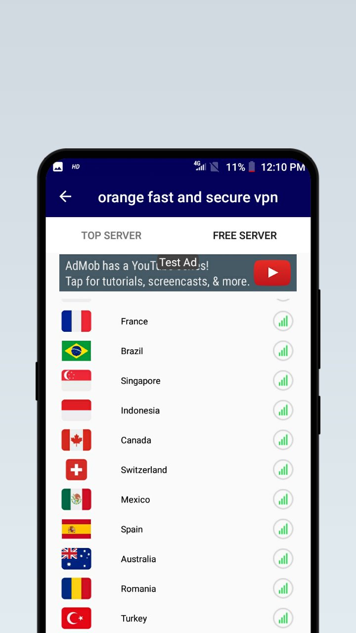 Orange fast and secure vpn APK للاندرويد تنزيل