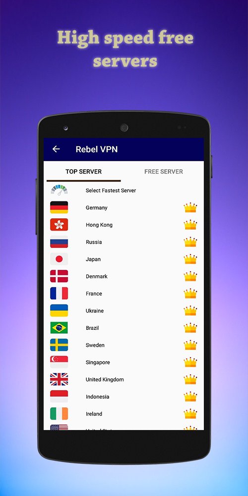 Rebel VPN APK untuk Unduhan Android