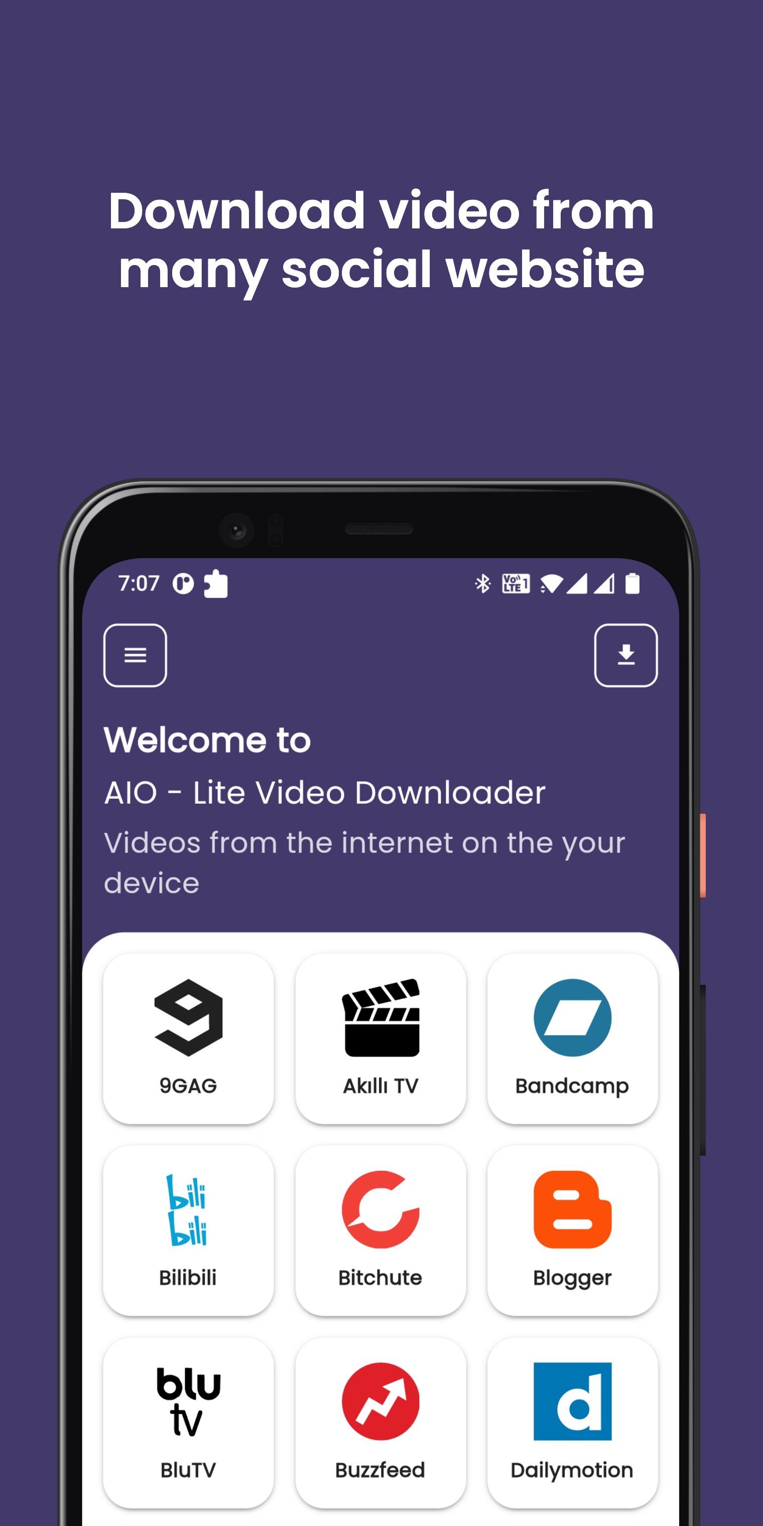 AIO - Lite Video Downloader APK for Android Download