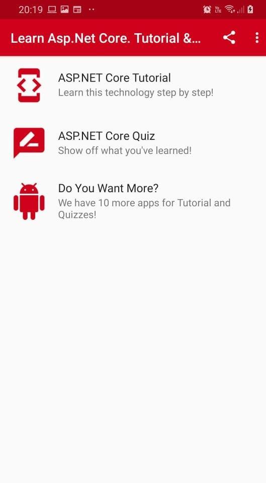 Learn Asp.Net Core. Tutorial & Quiz APK Download for Android - Latest ... Learn Asp.Net Core. Tutorial & Quiz APK Download for Android - Latest ...