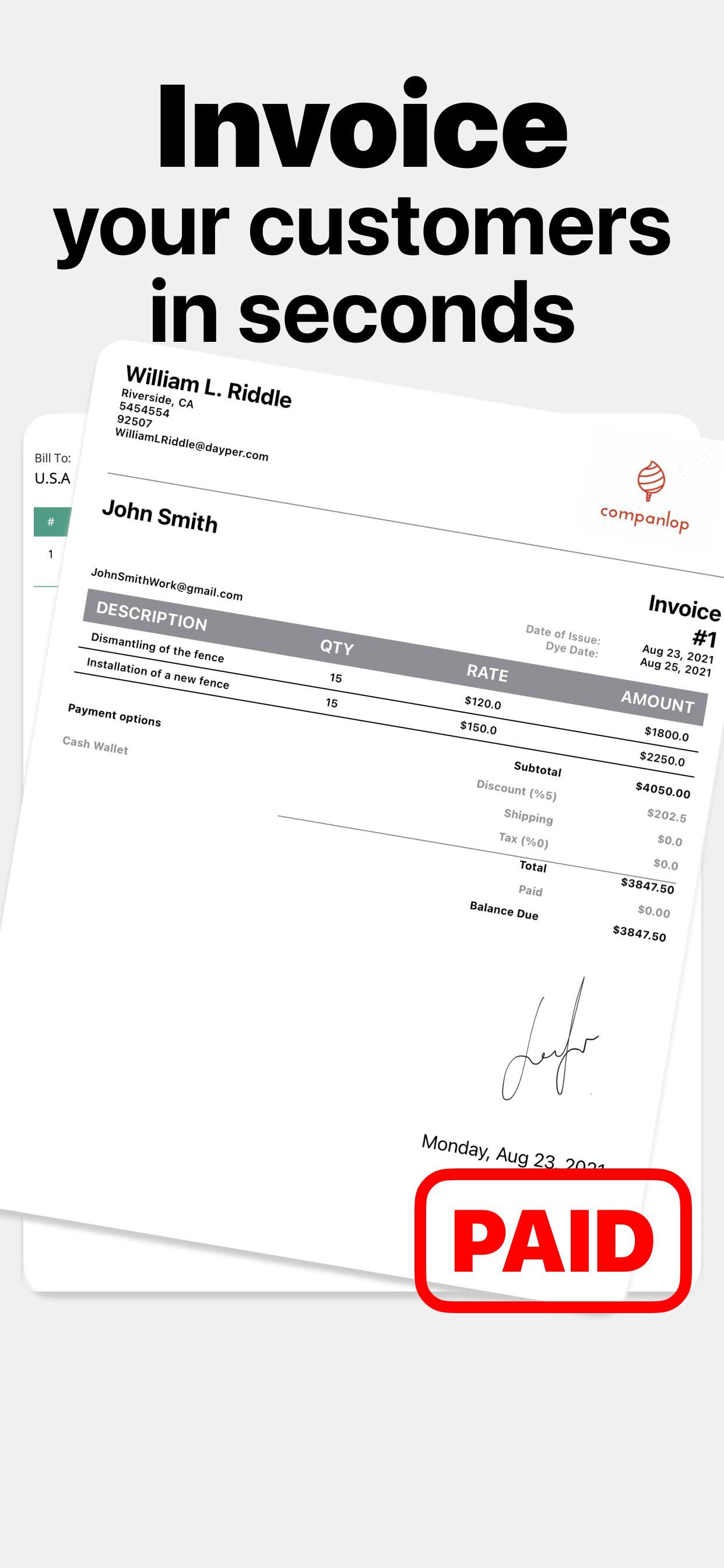 Android İndirme Için Invoice Maker Simple Billing Apk