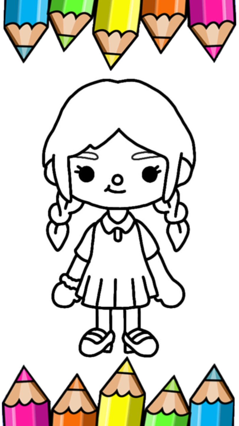 Download do APK de Megan and Wednesday Coloring para Android