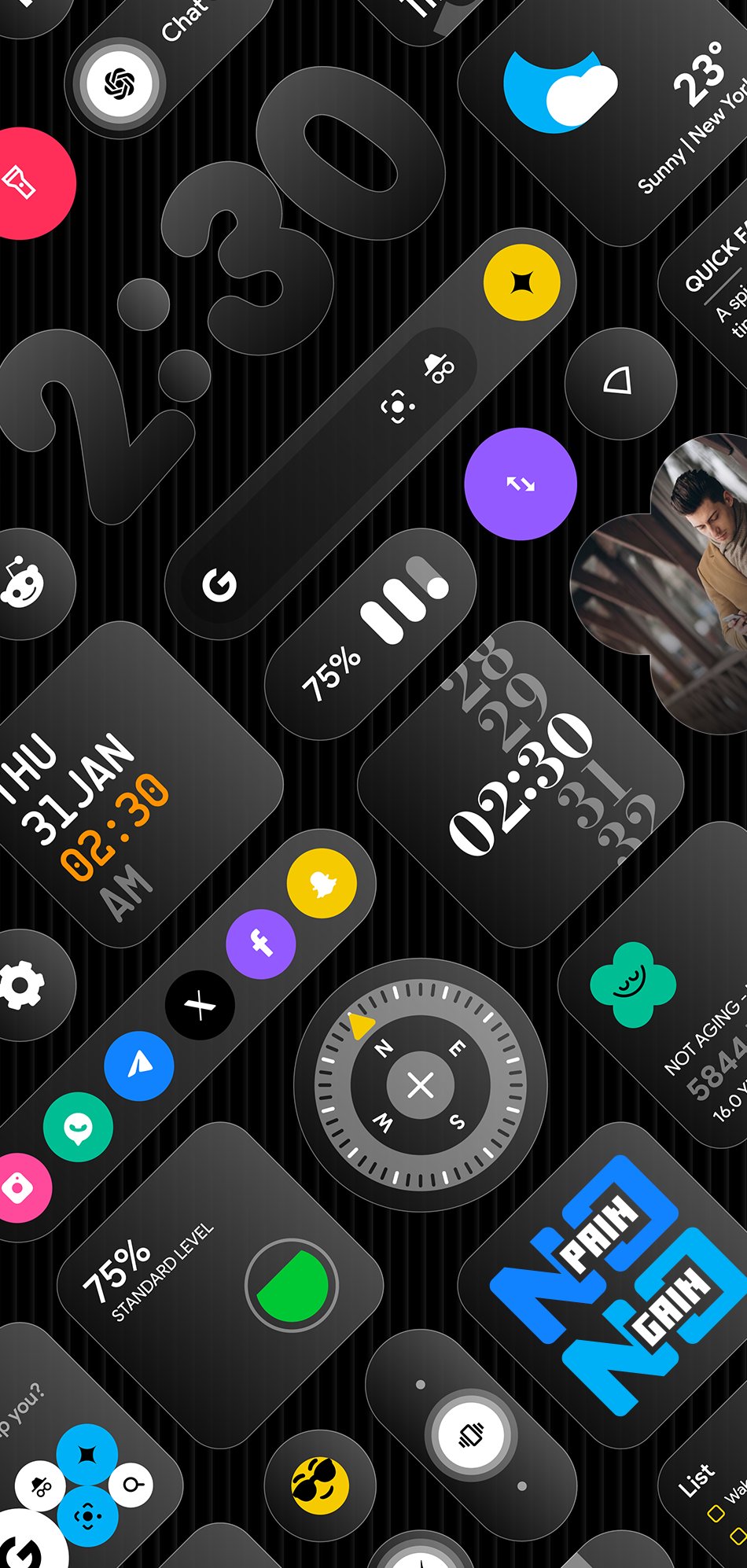 Glass Widgets Latest Version 1.2 for Android