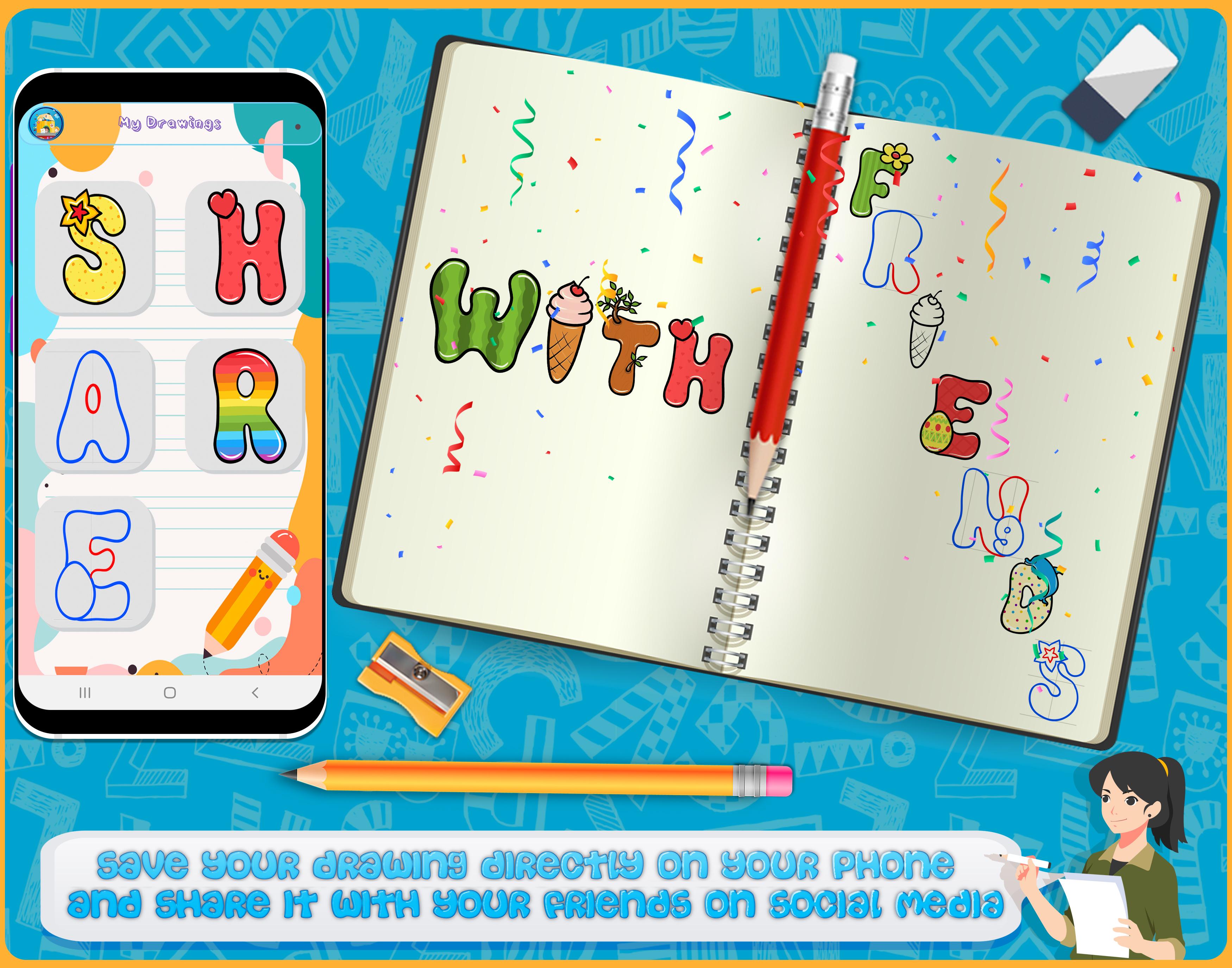 Learn to Draw Colorful ABC APK for Android Download Learn to Draw Colorful ABC APK for Android Download