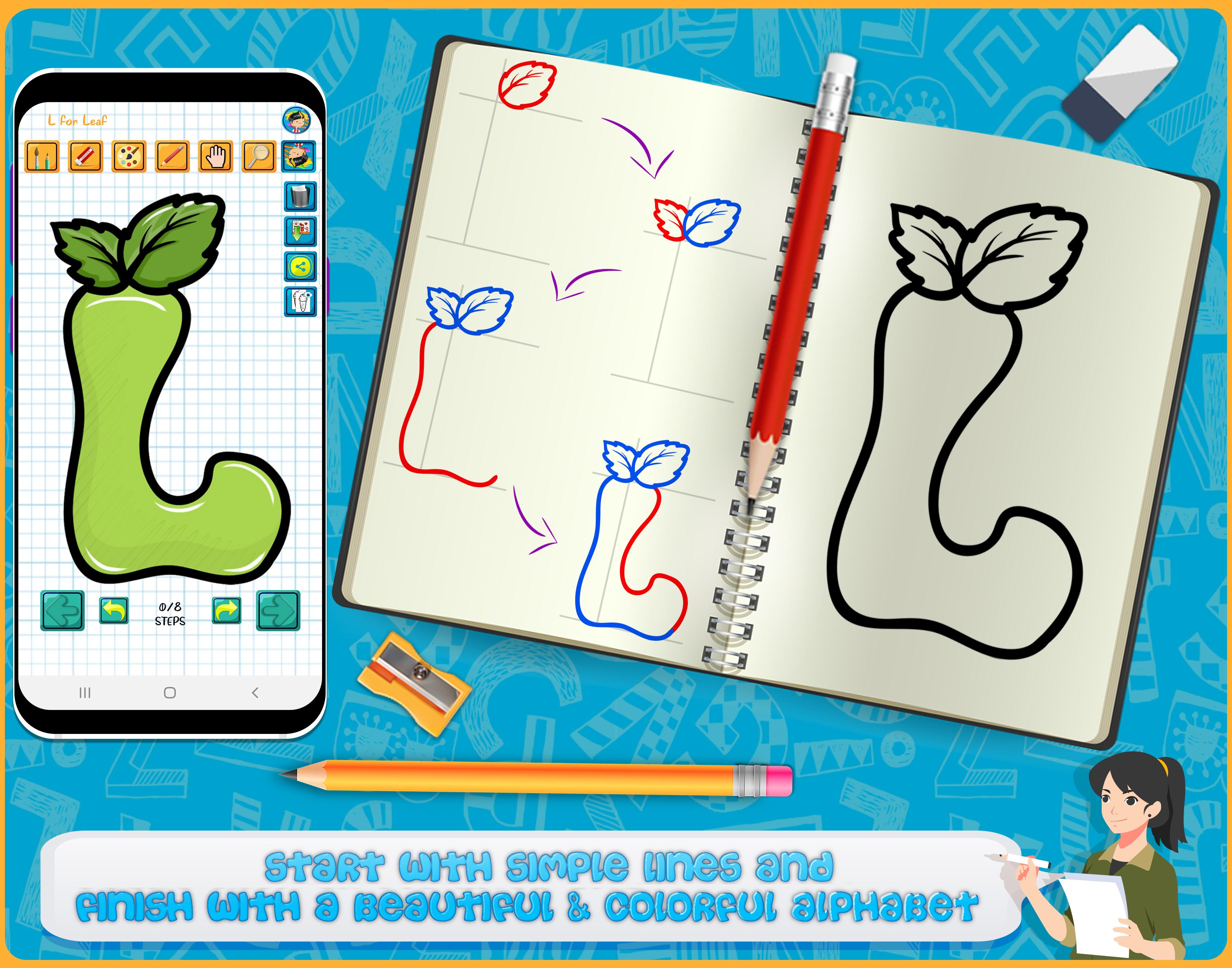 Learn to Draw Colorful ABC APK for Android Download Learn to Draw Colorful ABC APK for Android Download