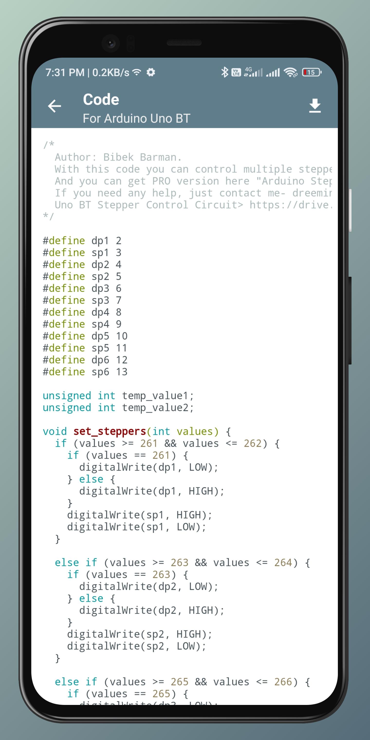 Arduino Stepper Controls Apk For Android Download