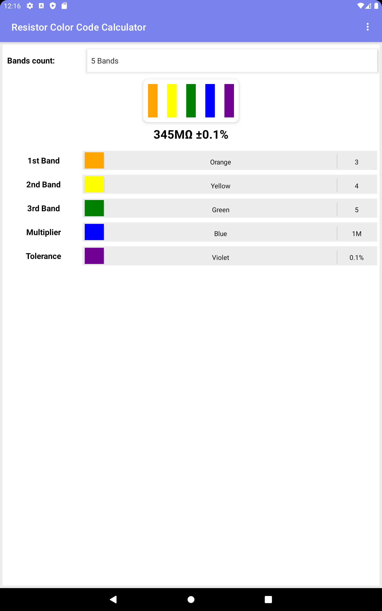 Resistor Color Code Calculator APK for Android Download Resistor Color Code Calculator APK for Android Download
