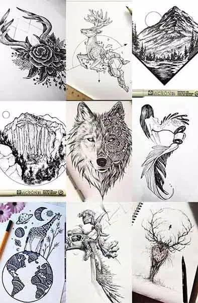 Creative Art Drawing Ideas