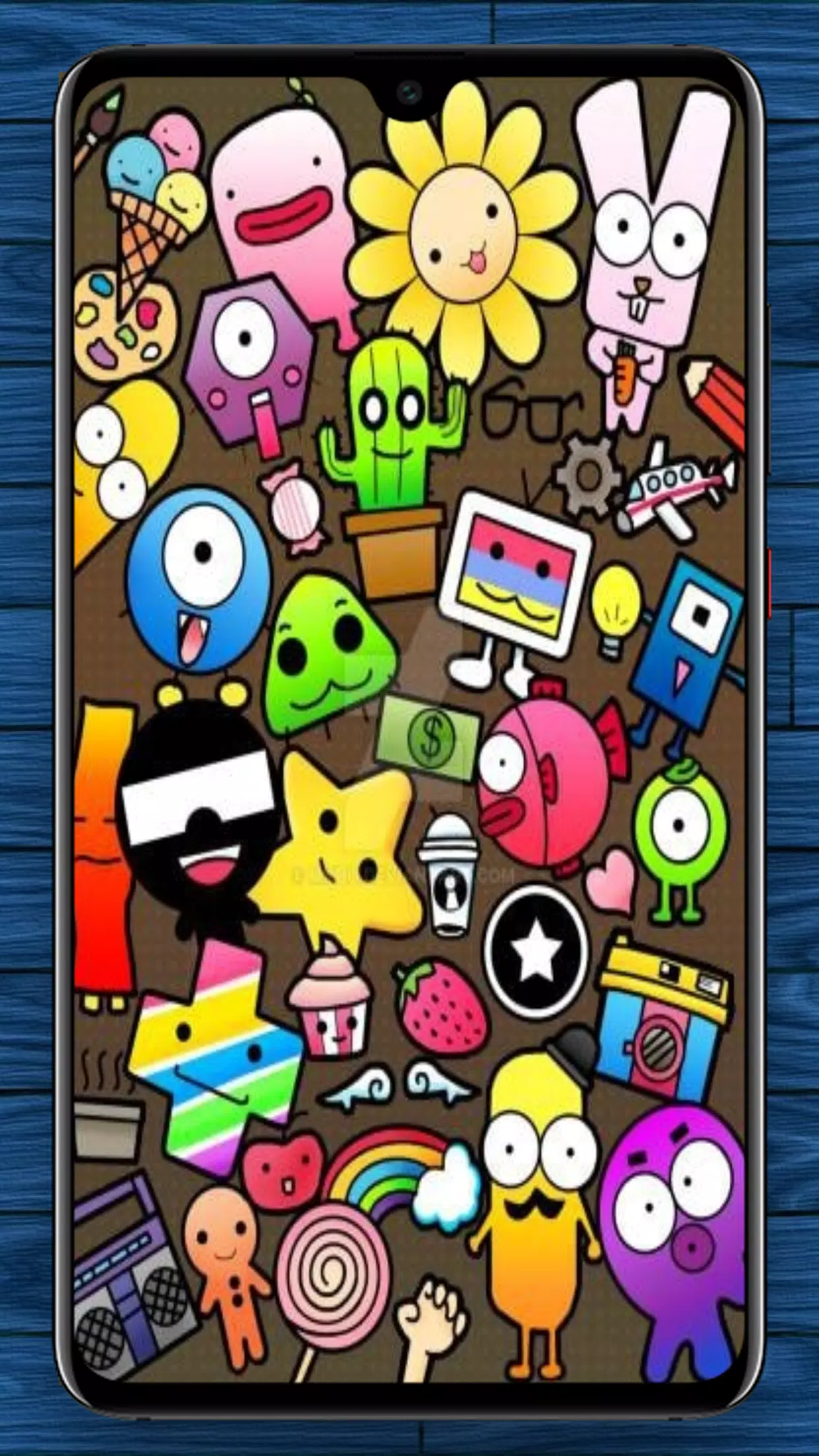 Monster Doodle Wallpaper