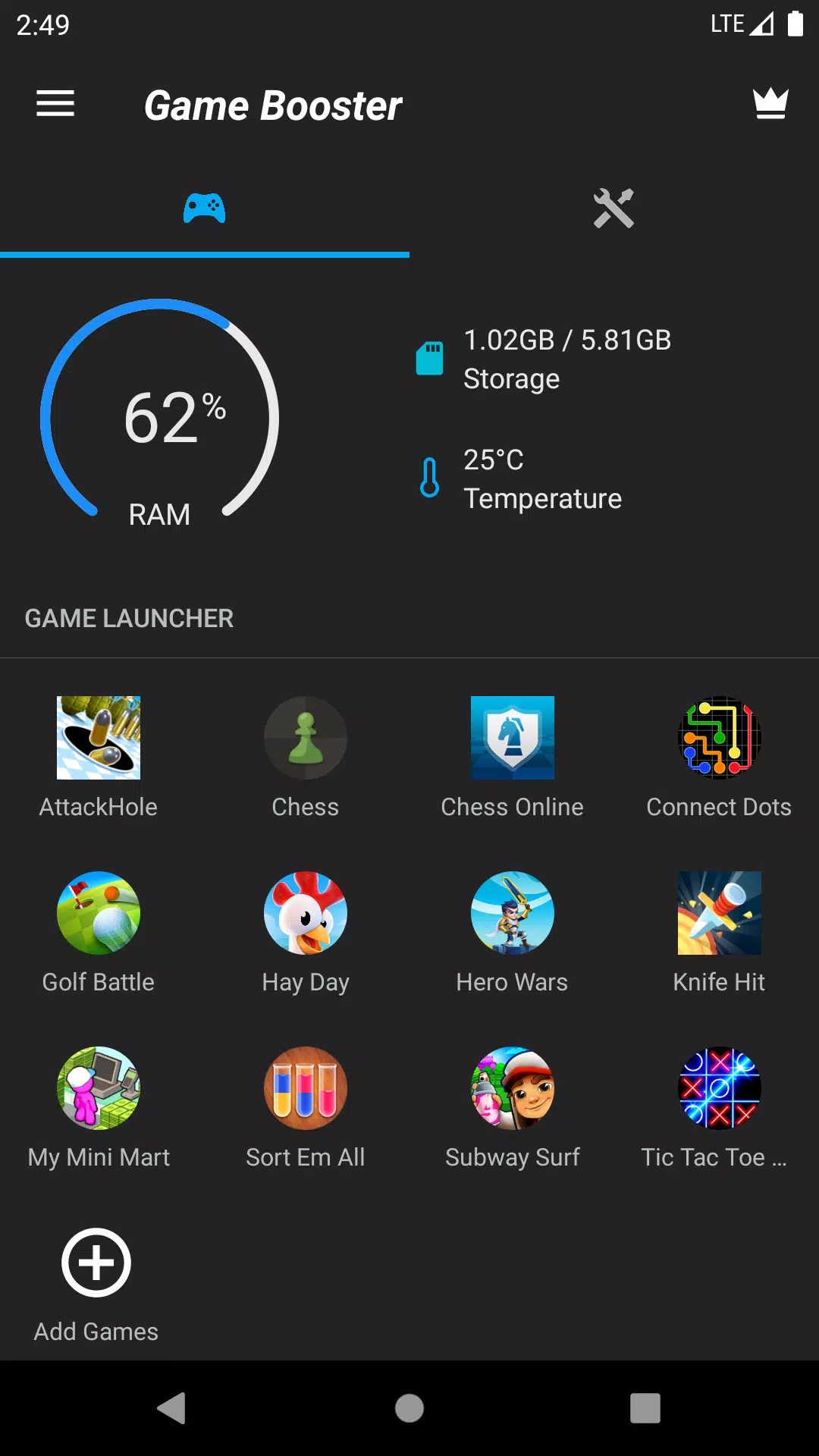 Download Game Booster: Manage, Launcher 4.9.3.7 APK for Android - Free ...