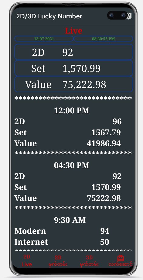 2D/3D Lucky Number(Live) APK for Android Download