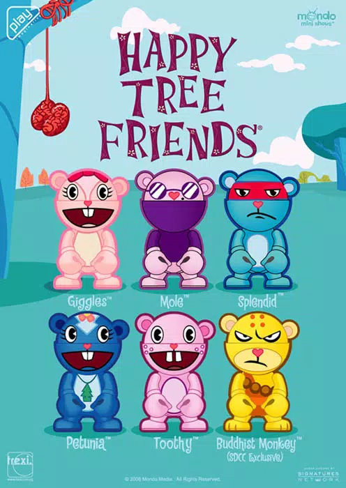 Happy Tree Friends Characters Wallpaper
