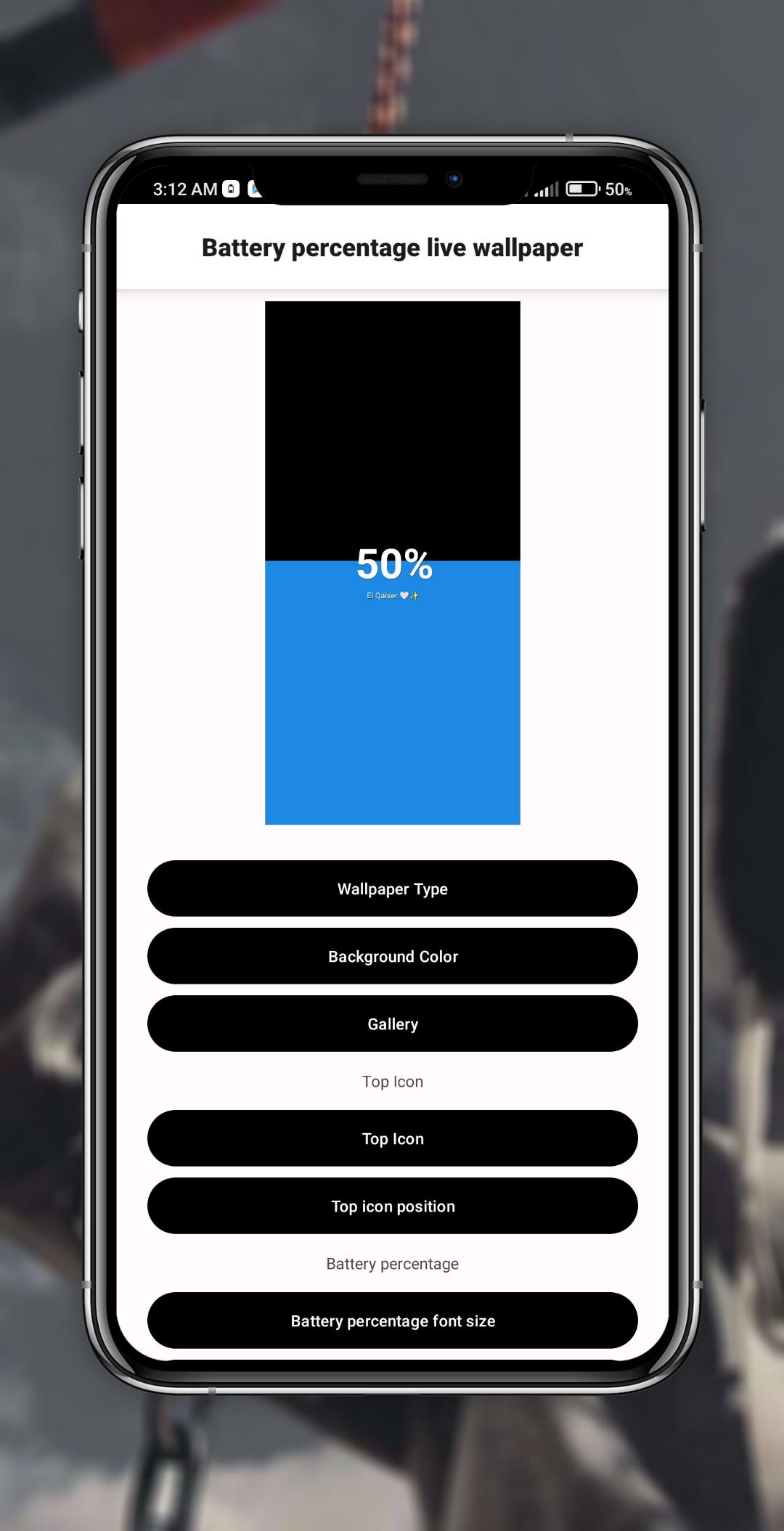 Battery percentage wallpaper APK for Android Download