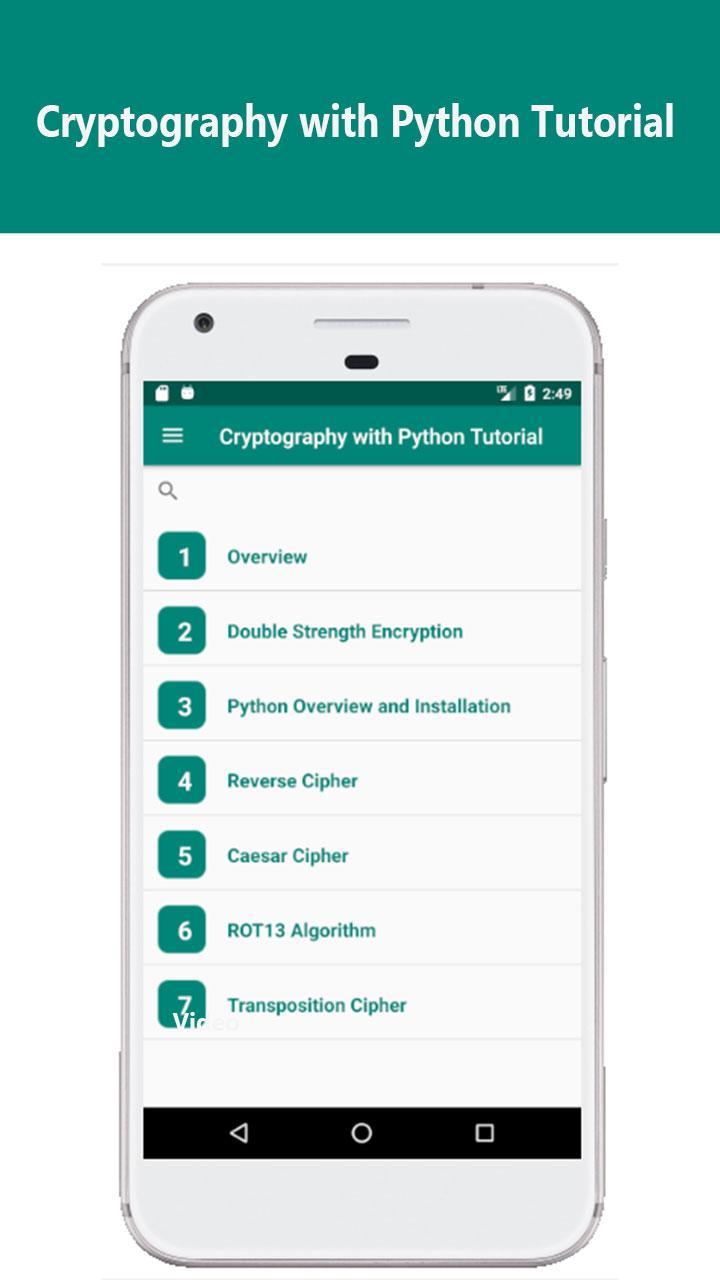 Cryptography with Python Tutor APK for Android Download Cryptography with Python Tutor APK for Android Download