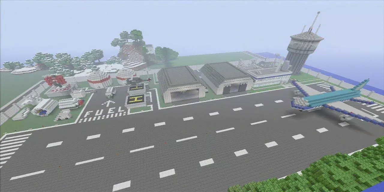 Minecraft Airport Terminal Inside