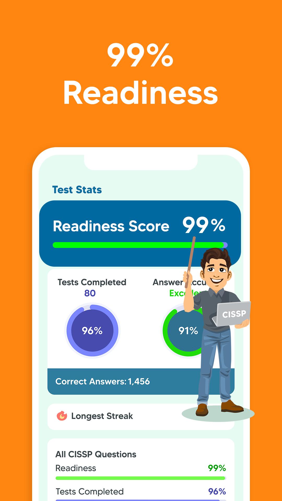 Cissp Exam Prep And Test 2024 Apk Für Android Herunterladen
