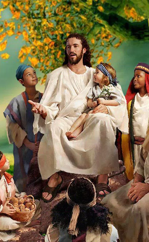 Jesus Loves Children Wallpaper