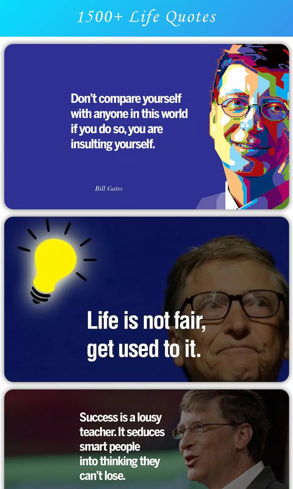Bill Gates Quotes About Success
