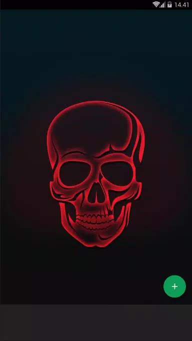 Red And Black Skull Wallpaper