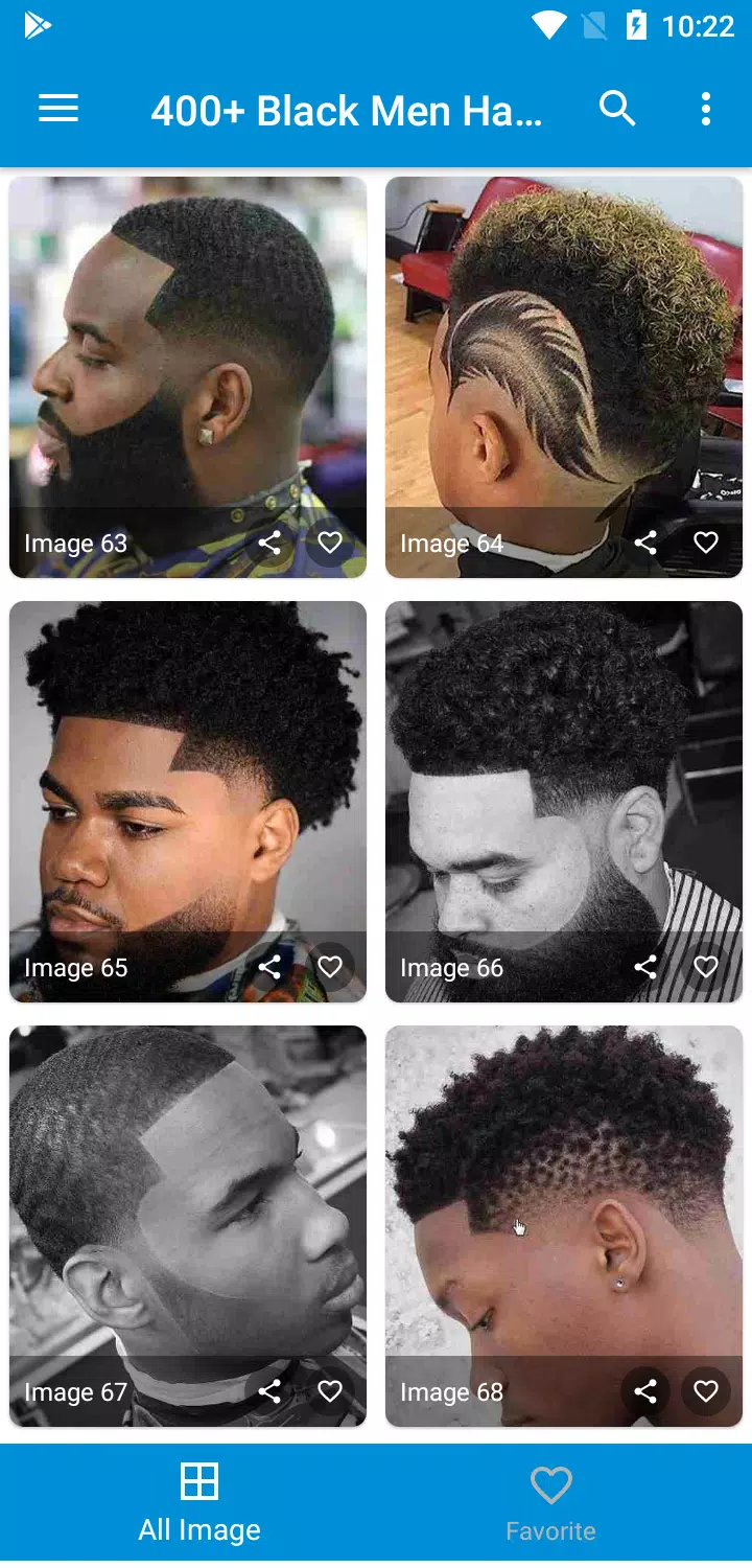 Black Men Haircut Fade Chart