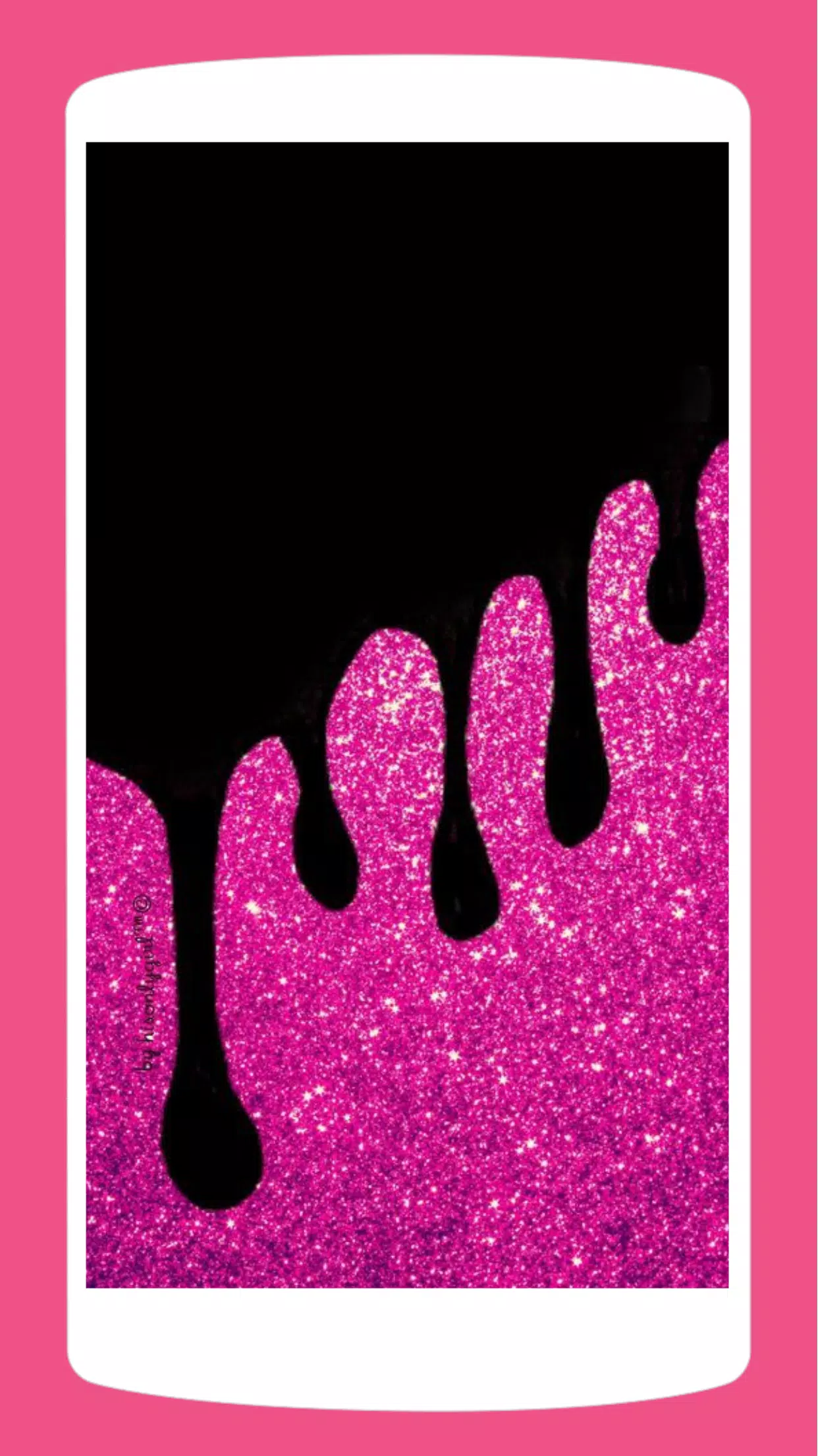 Black Pink Sparkle Background
