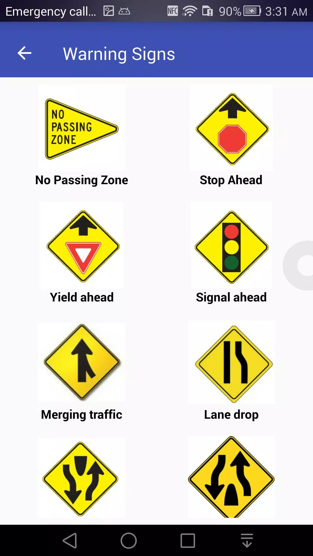 Road Signs Test Dmv
