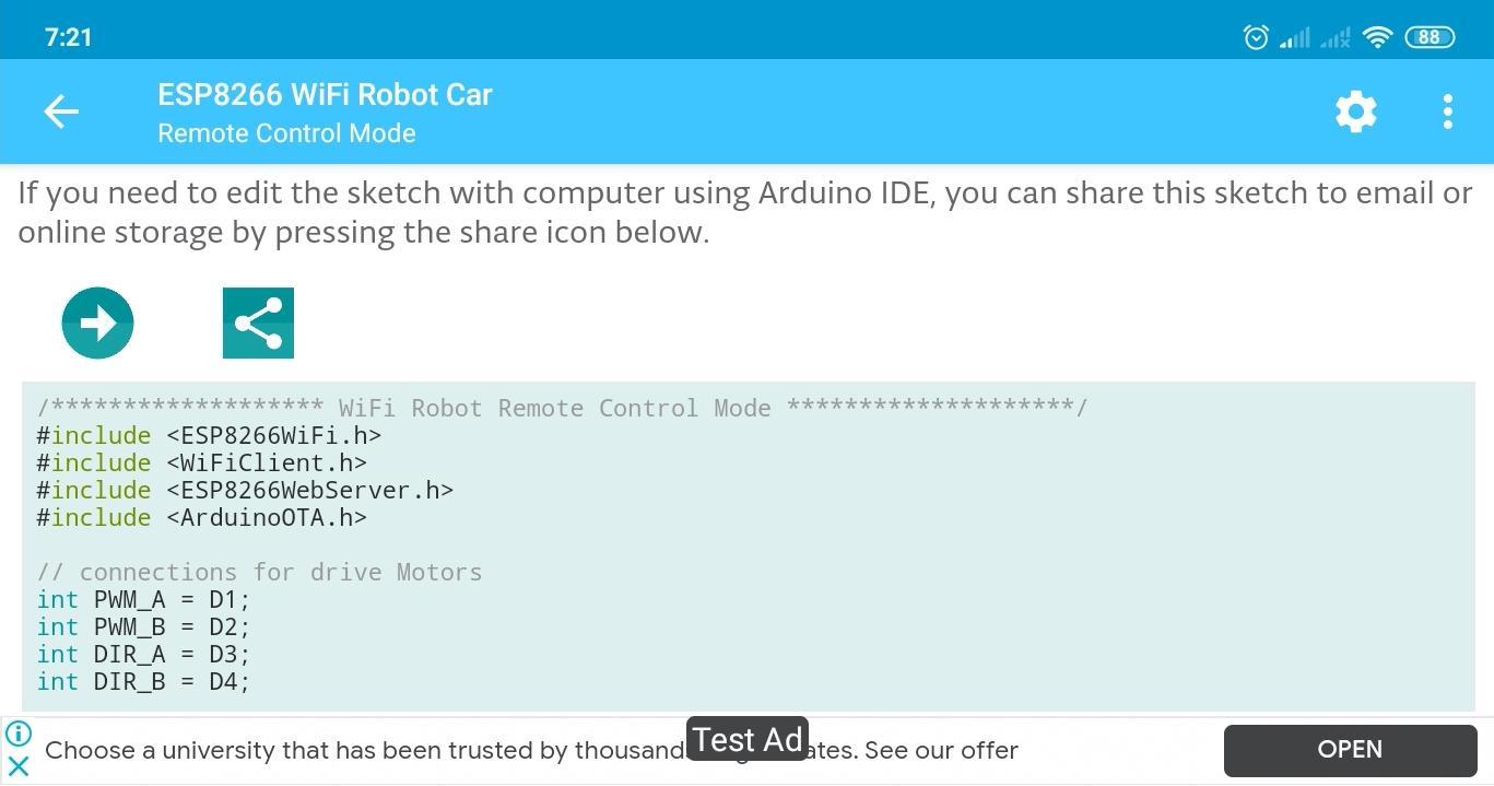 Esp8266 Wifi Robot Car Apk For Android Download