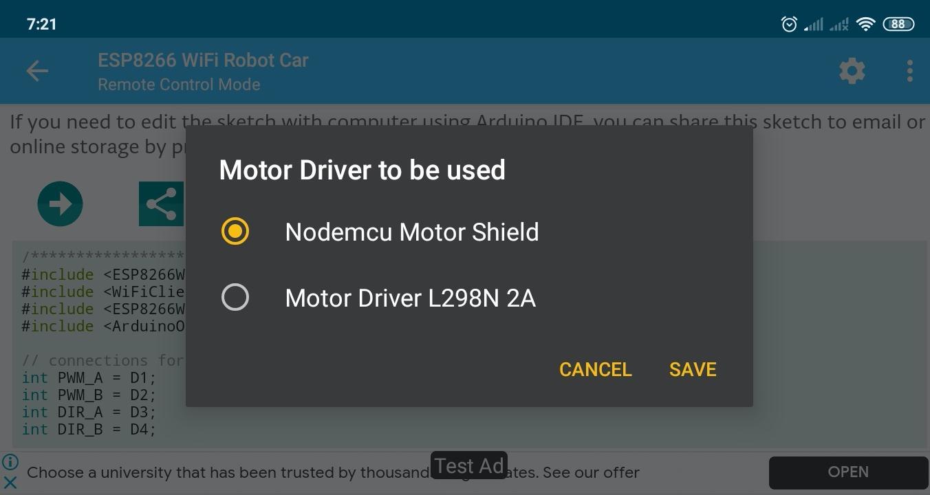 Esp8266 Wifi Robot Car Apk For Android Download