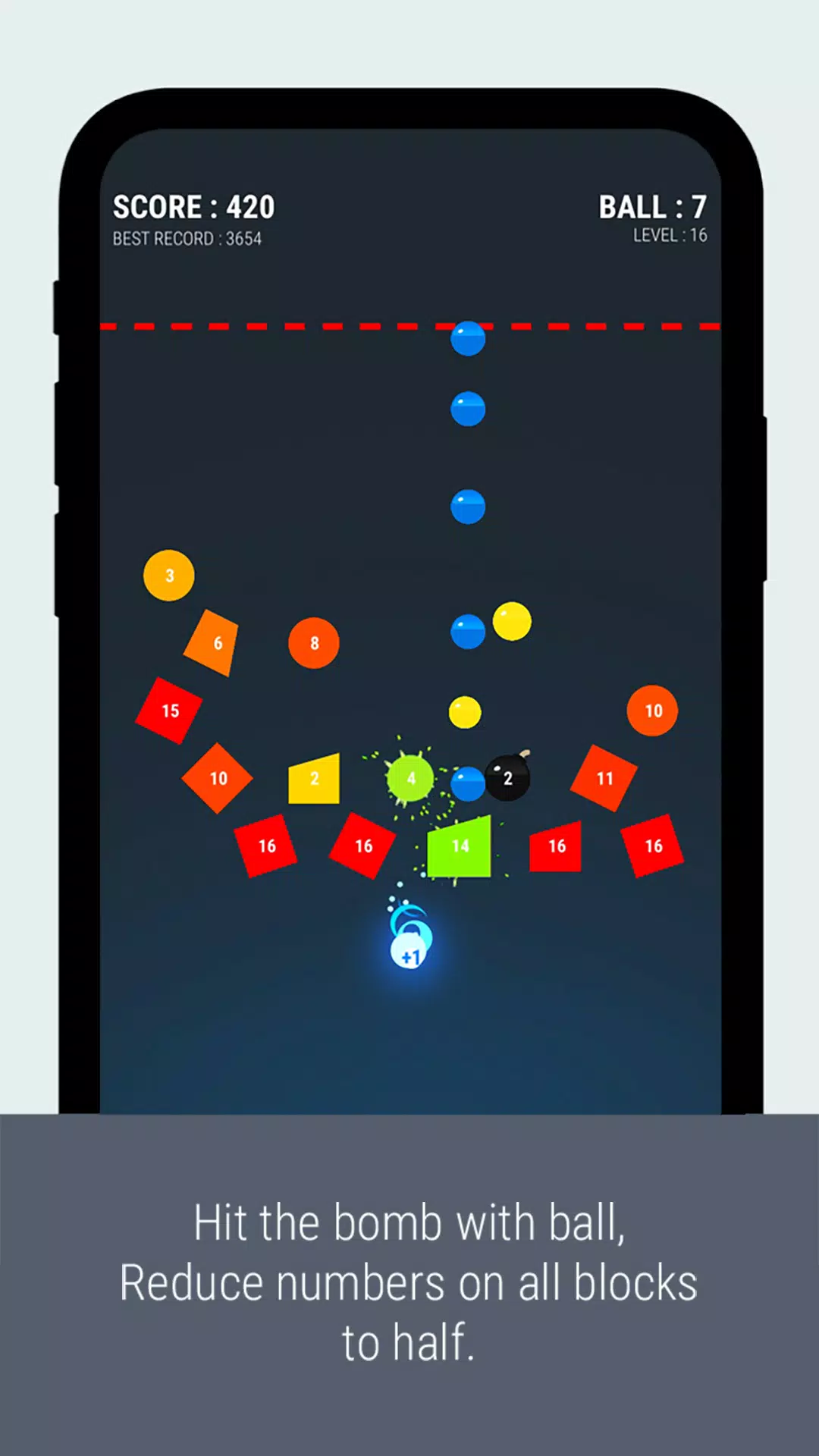 Break Bricks With Ball Game