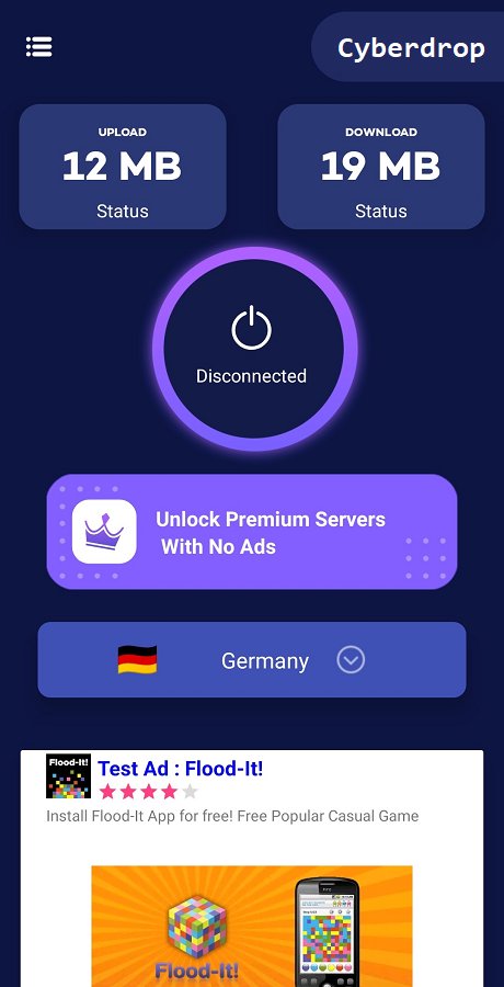 CyberDrop VPN APK per Android Download