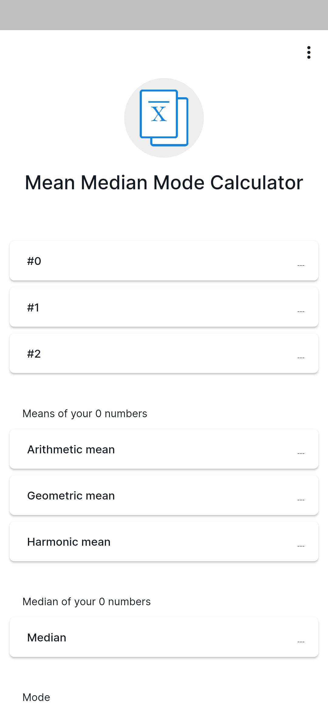 Mean Median Mode Calculator 安卓APK下載 - 最新版本 Mean Median Mode Calculator 安卓APK下載 - 最新版本