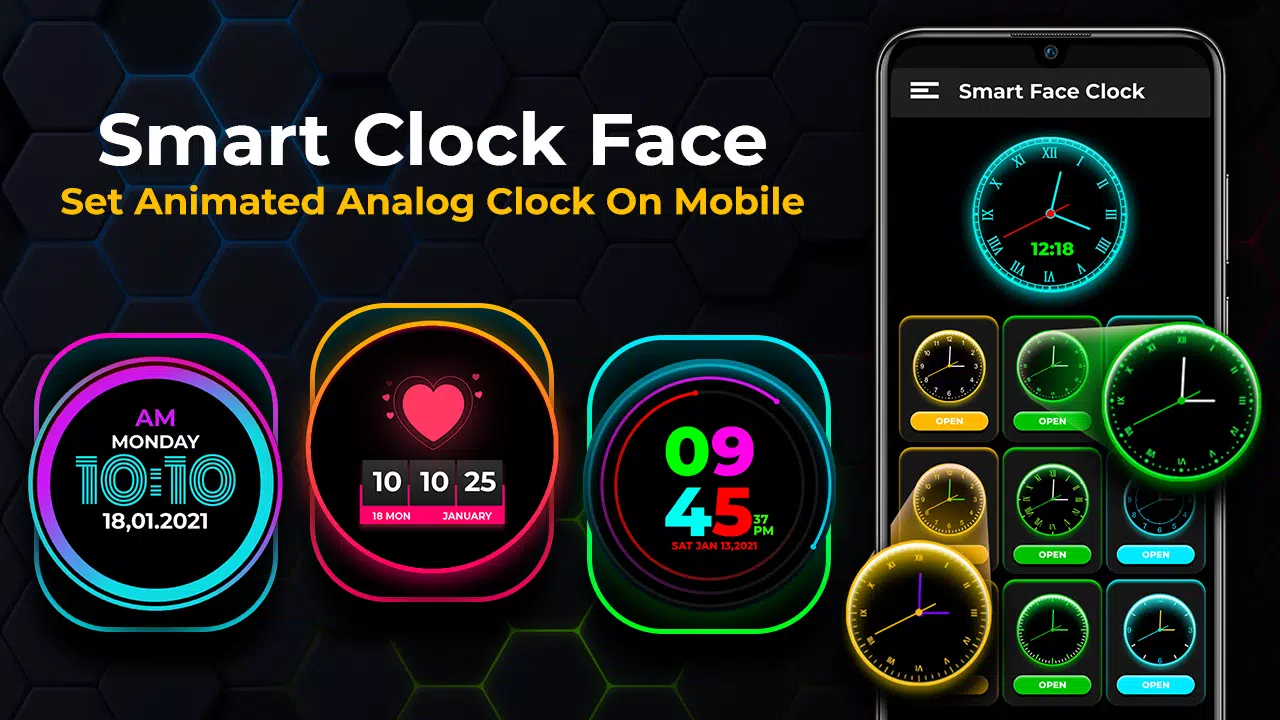 Animated Clock Mobile Wallpapers