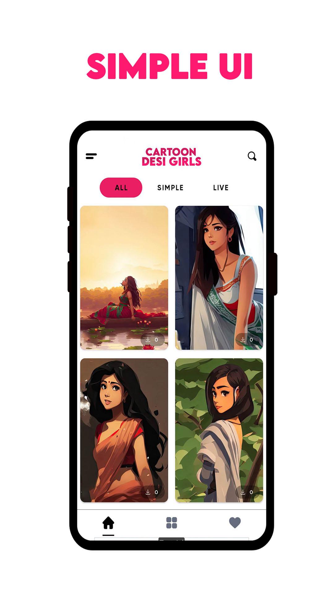 Download Do Apk De Cartoon Desi Girl Wallpaper Para Android