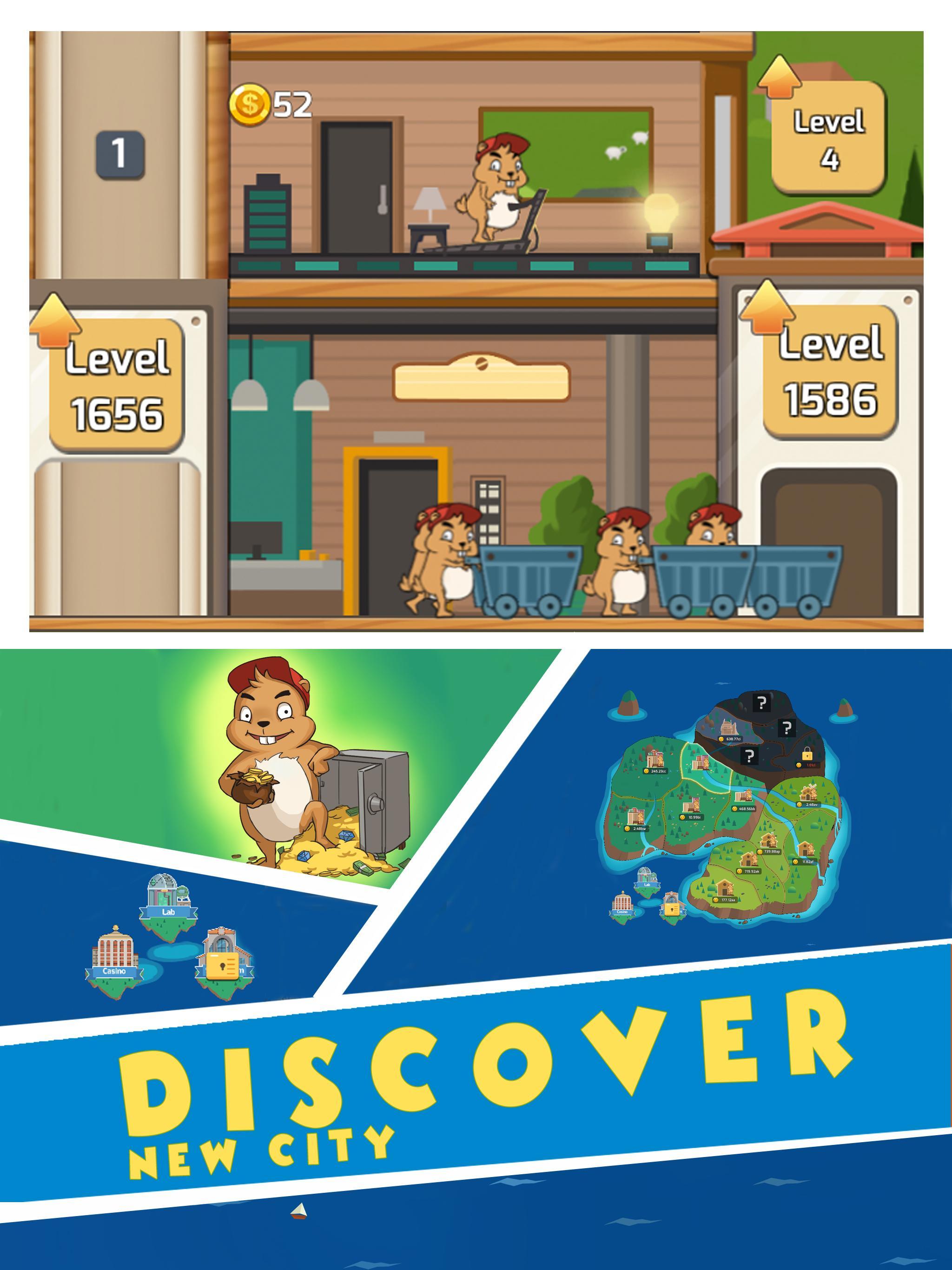Idle Hamster Tower Tycoon Gold Miner Clicker Apk Per Android Download