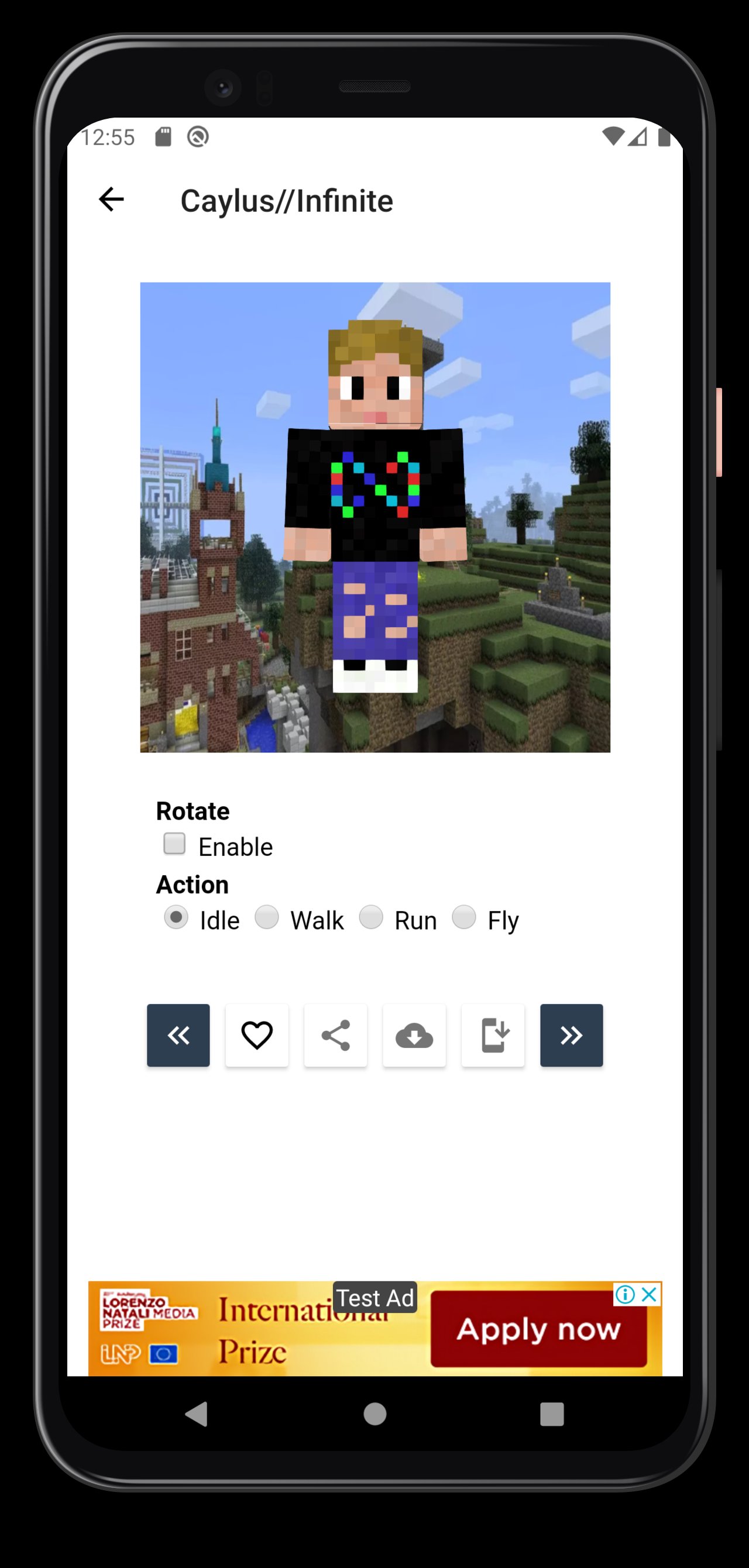 Caylus Skin for Minecraft APK للاندرويد تنزيل
