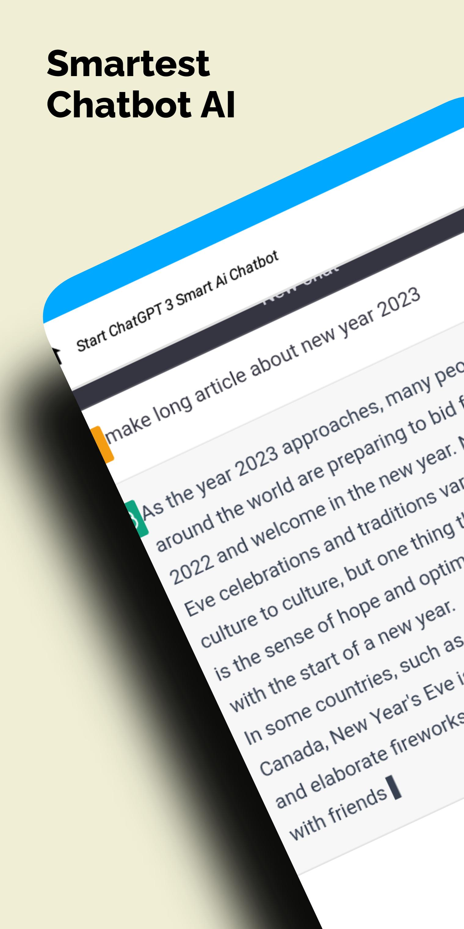 ChatGPT 3 Smartest AI Chatbot APK do pobrania na Androida ChatGPT 3 Smartest AI Chatbot APK do pobrania na Androida
