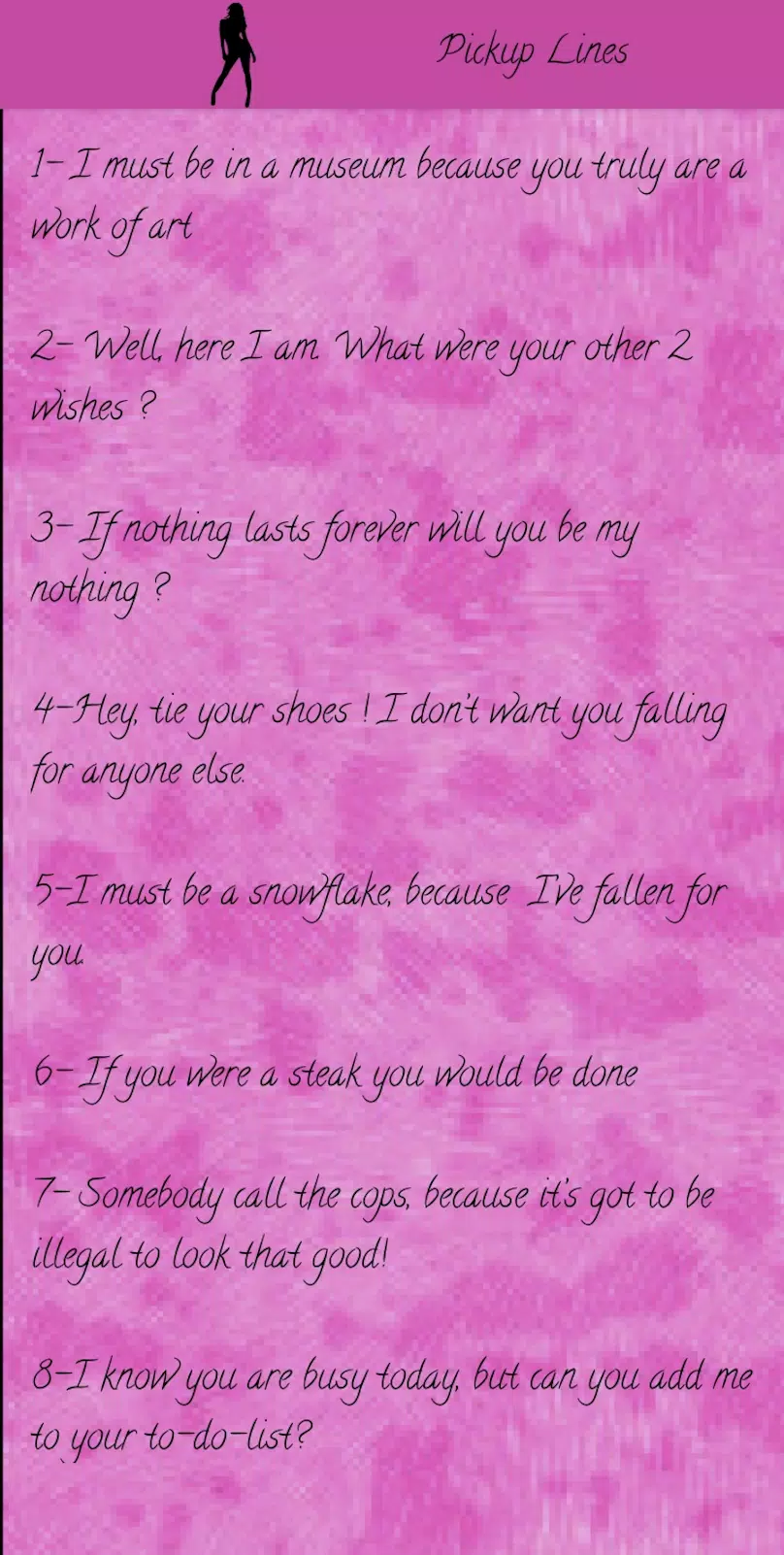 Flirting Lines For Girls